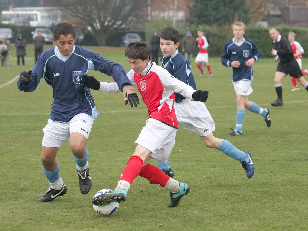 U14 Boys Earn Well Deserved Win Against Surrey - Kent Schools' FA