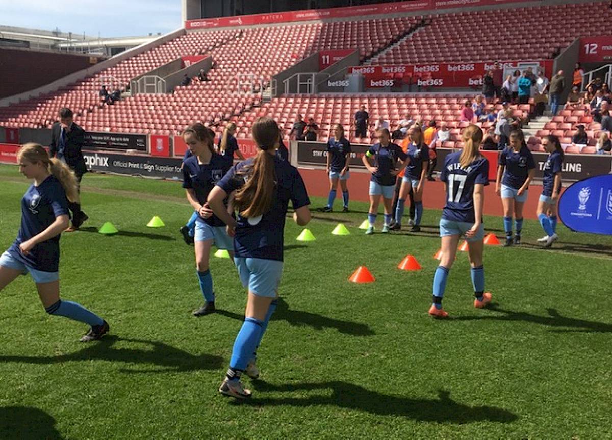 Photos from the ESFA U14 Girls Final (2) - Kent Schools' FA